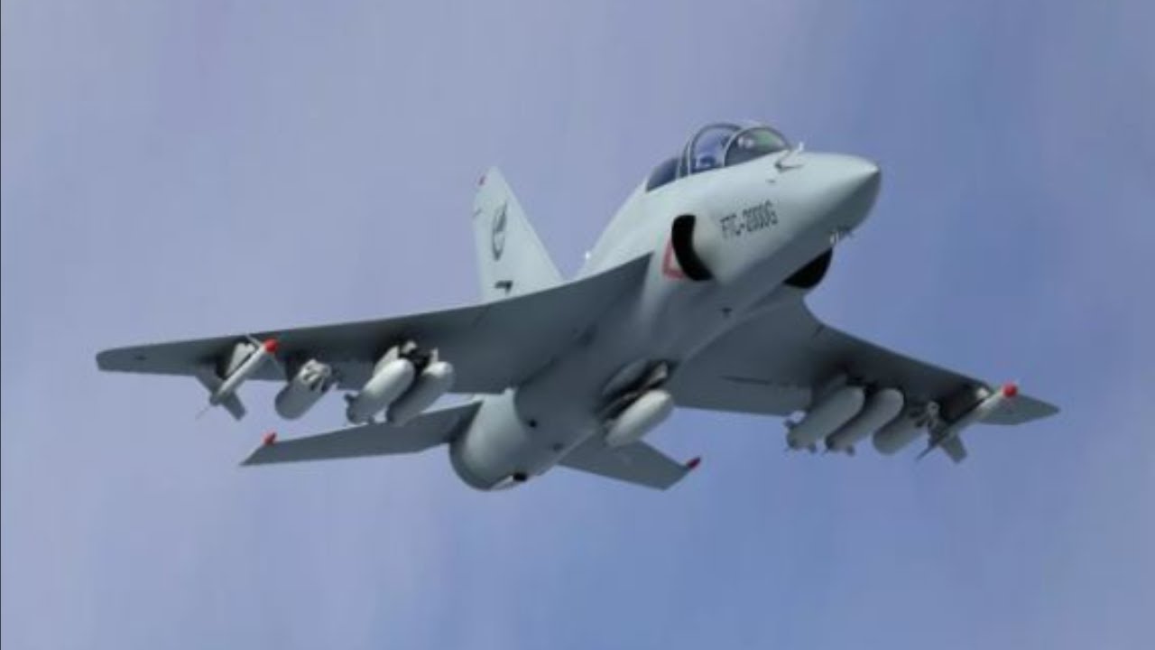 Myanmar took delivery of its first FTC-2000G aircraft from China - YouTube