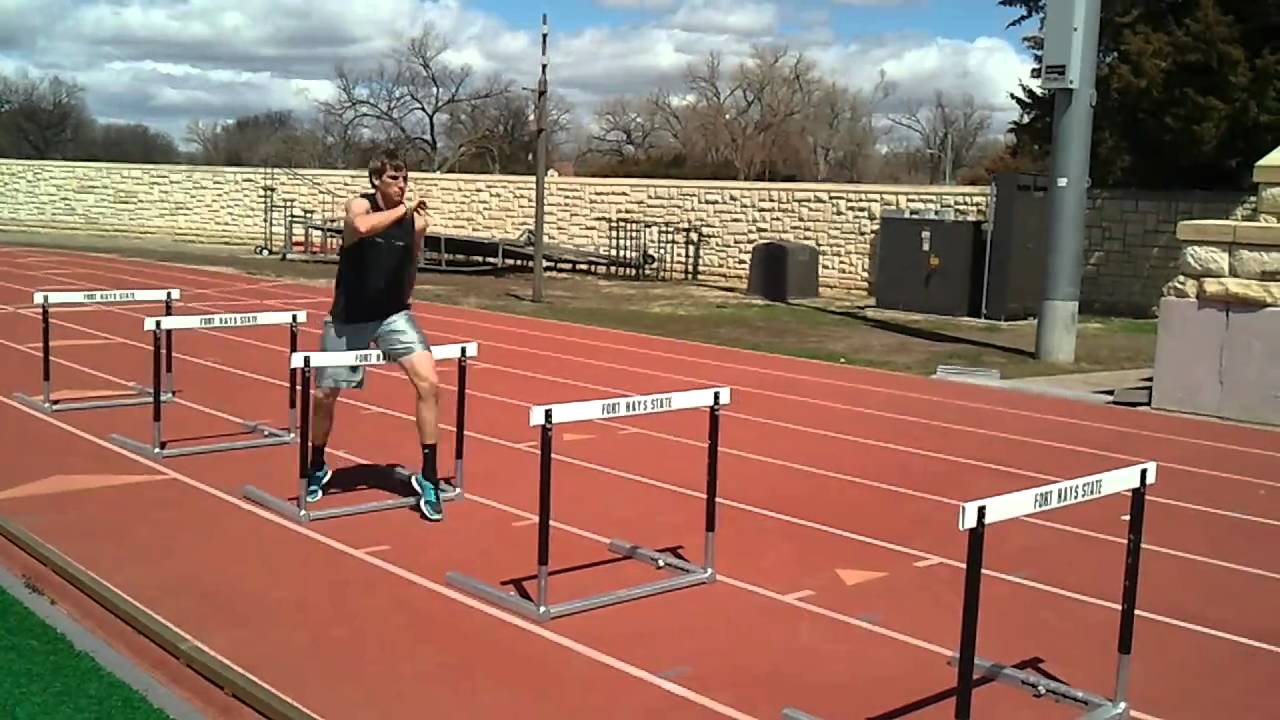 drills hurdle skips over - YouTube