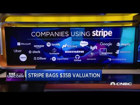 Stripe surges past fintech giant Square with $37 billion valuation