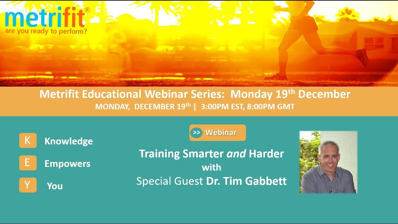 Training Smarter AND Harder with Dr Tim Gabbett - YouTube