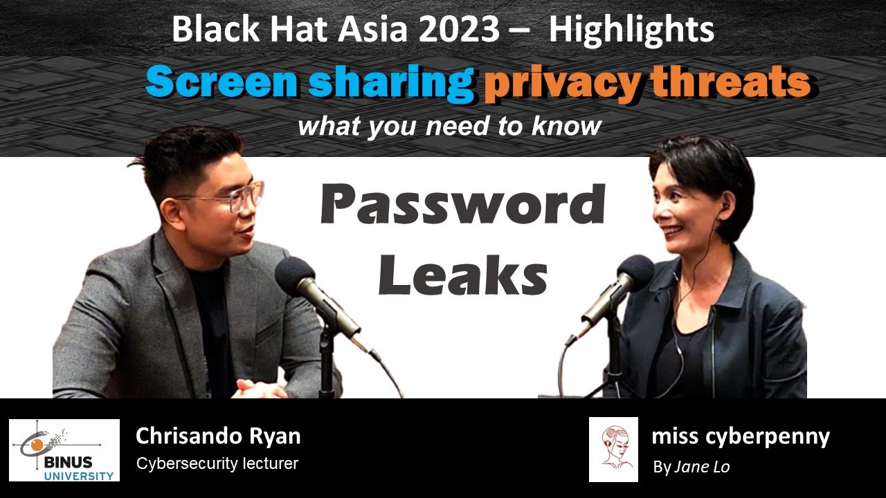 Screen sharing - privacy threats and passwords leaks - 密码泄露 - what you ...