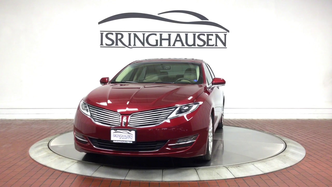 2014 Lincoln MKZ AWD in Ruby Red Metallic - 830221 - YouTube