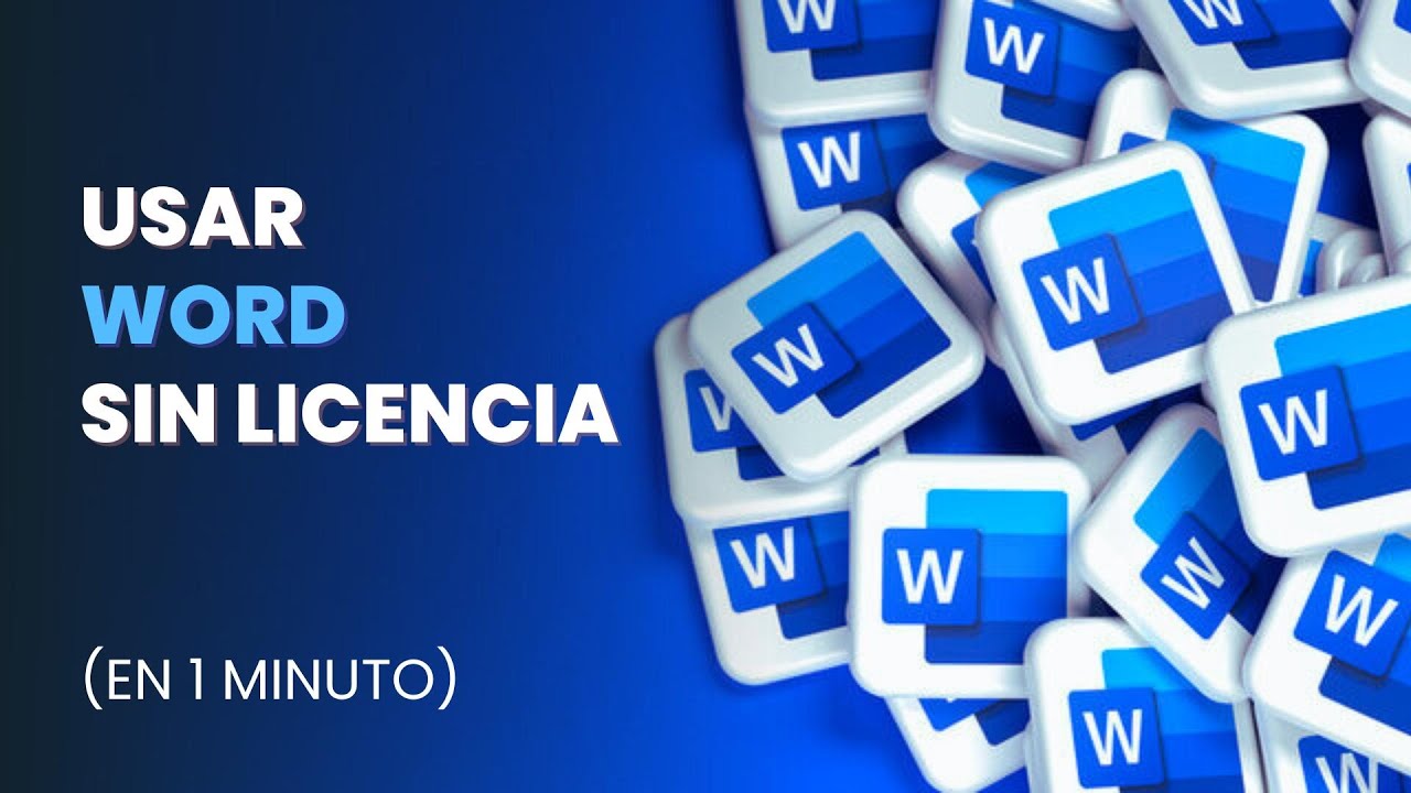 USAR WORD SIN LICENCIA - RÁPIDO - YouTube