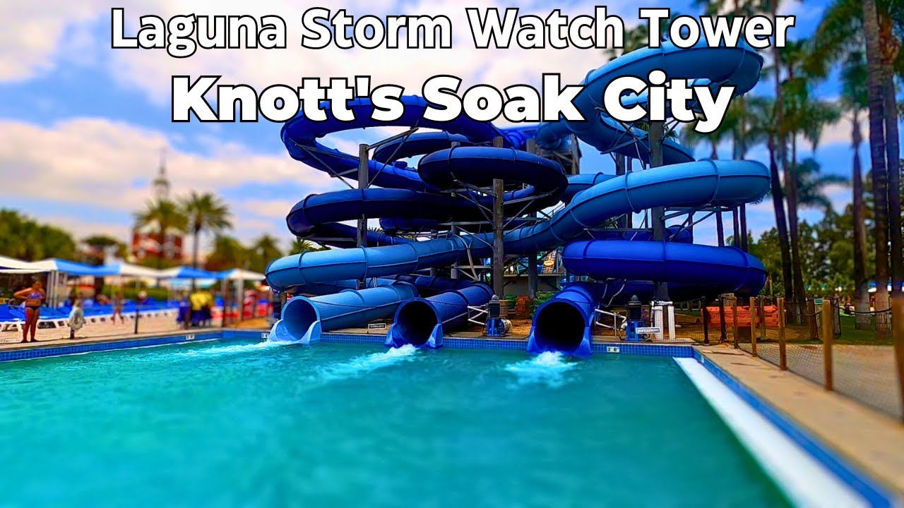 Laguna Storm Watch Tower Slides at Knott's Soak City POV - YouTube