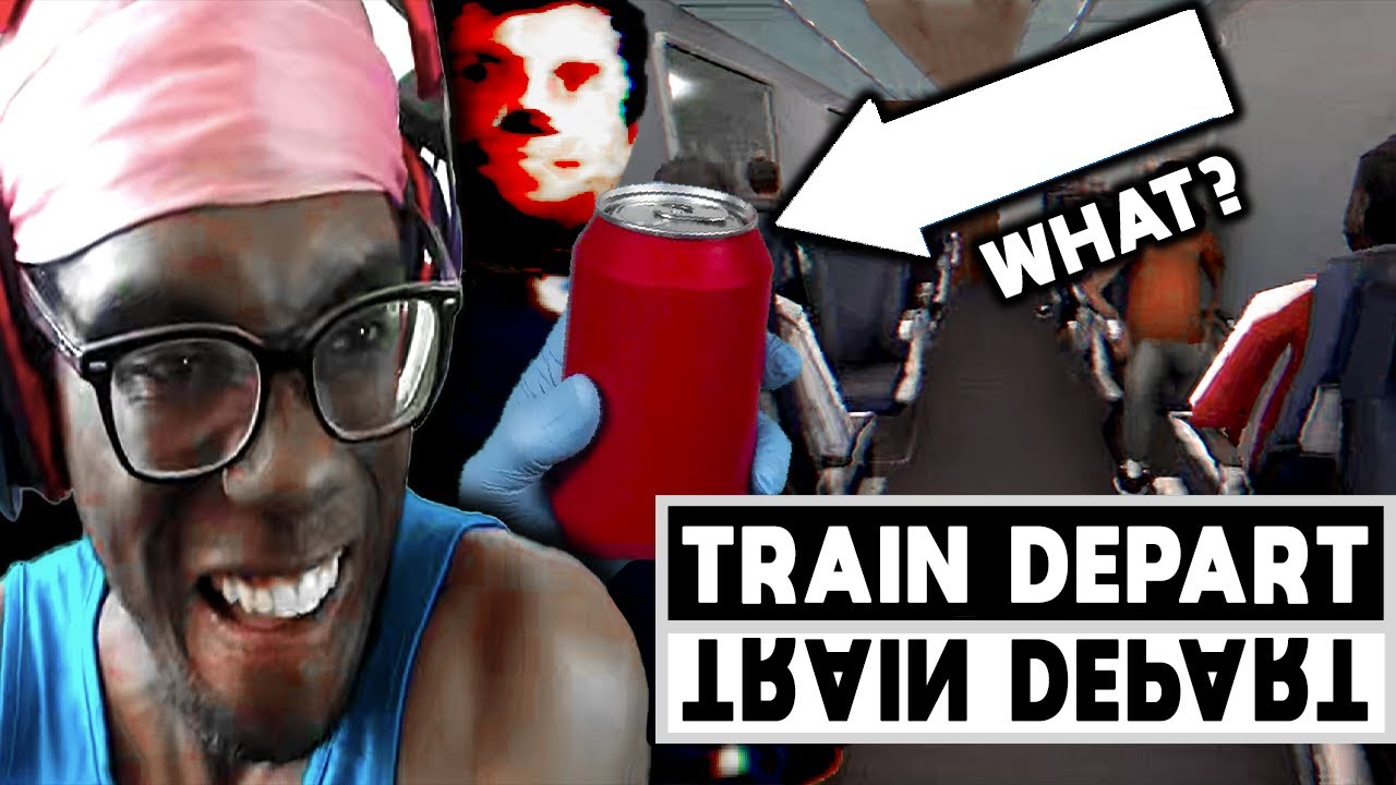 The most unsafe train ride | Train Depart horror game - YouTube