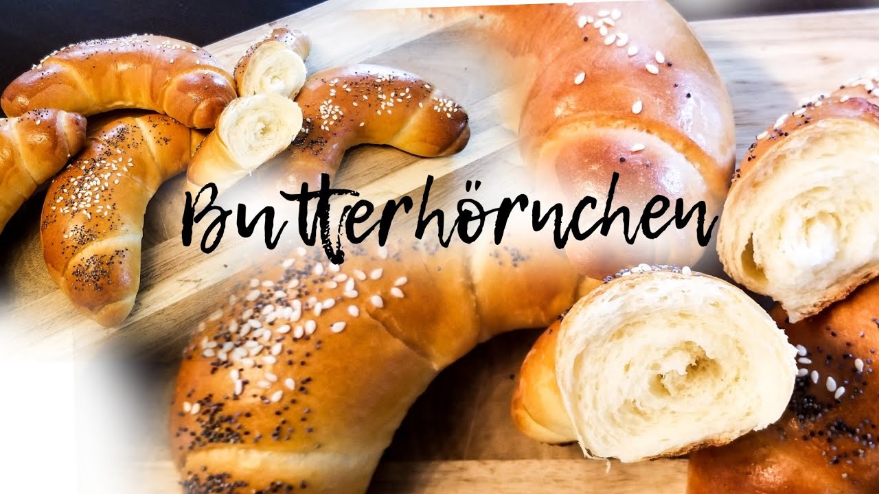 Butter Crescents/ Butterhörnchen ganz einfach selber gemacht! - YouTube