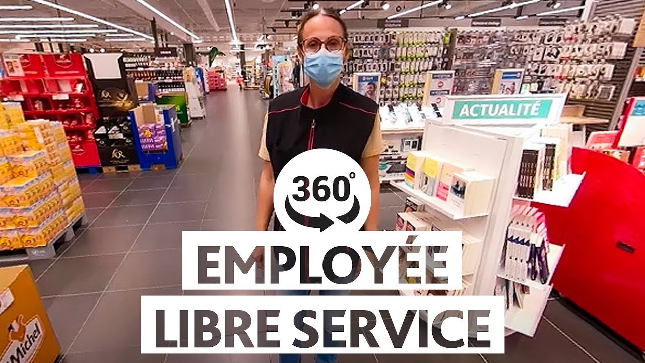 Employée libre service 360° - Le sens du service - YouTube