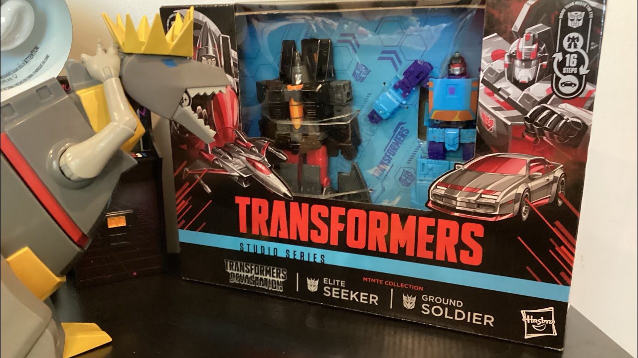 Transformers Studio Series Elite Seeker and Ground Soldier Review - YouTube
