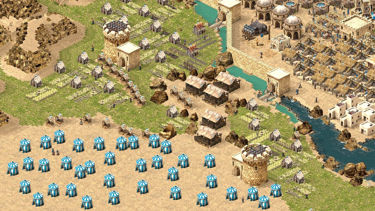 Stronghold Crusader Definitive Edition - 4v4 LAST LINE OF DEFENSE ...