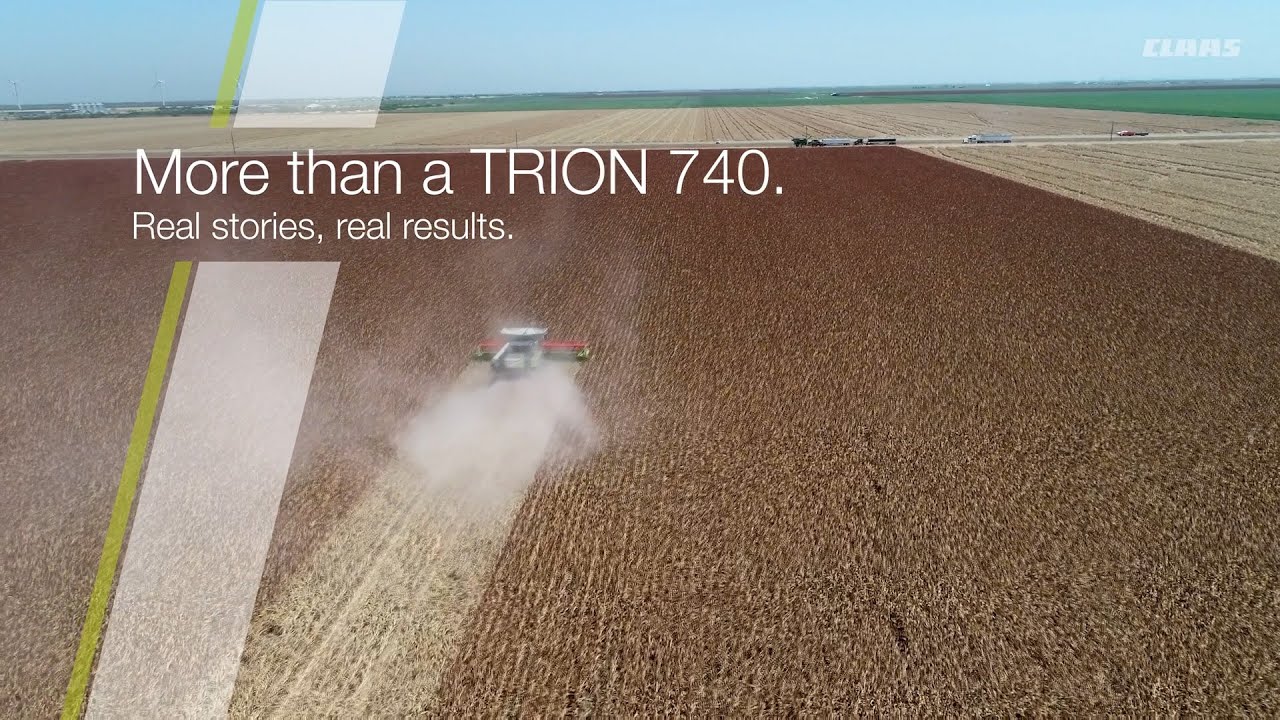 CLAAS | TRION 740. Testimonial USA. - YouTube