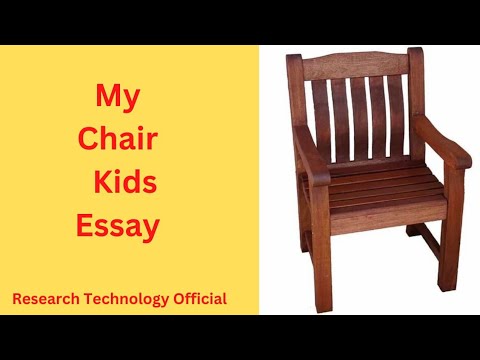 💫"My Chair kids essay" 🧑‍🏫 | 10 lines essay | "My Chair" #mychair # ...