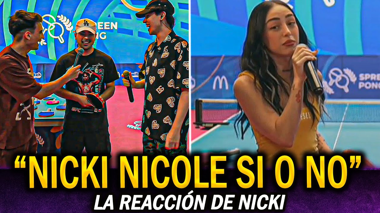 ¡PICANTE! NICKI NICOLE le RESPONDIÓ a BANANIROU tras su MEME VIRAL: "No ...
