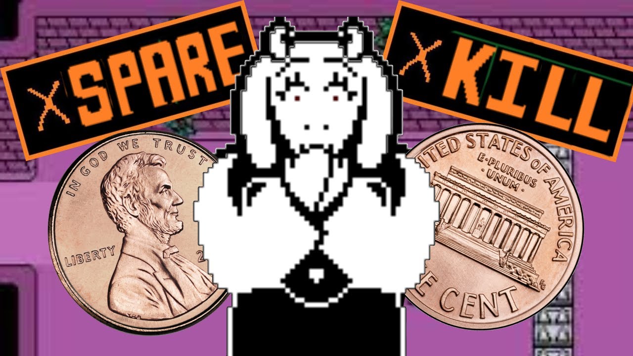If I flip this coin, she dies in Undertale - YouTube