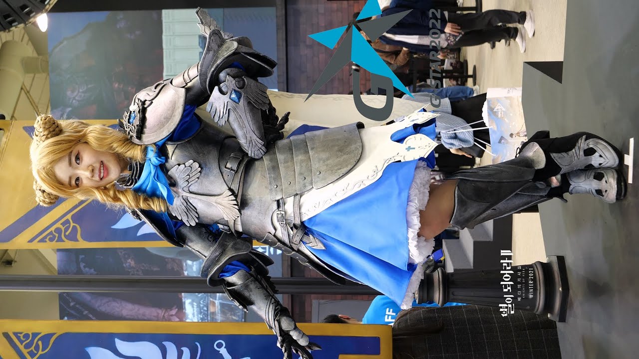 221117 Model 홍지은 - 플린트 별이 되어라2 세이야 [지스타 2022 G-STAR GAME SHOW] 직캠 - YouTube