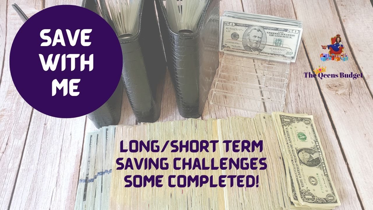 SAVE WITH ME || MONTHLY SAVING CHALLENGES || SOME COMPLETED CHALLENGES ...