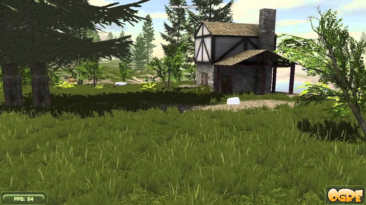 Ogre3D Scene : Terrain and Shadows - YouTube
