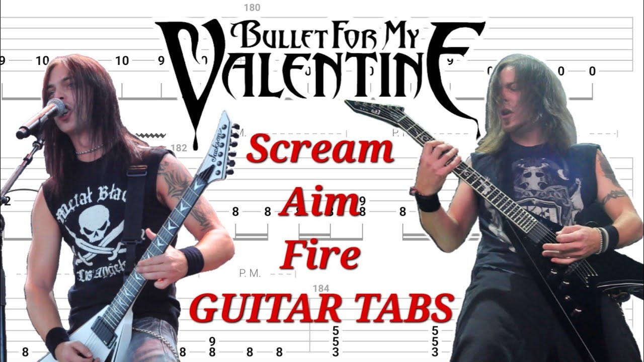 Bullet For My Valentine - Scream Aim Fire | Rhythm & Lead GUITAR TABS ...