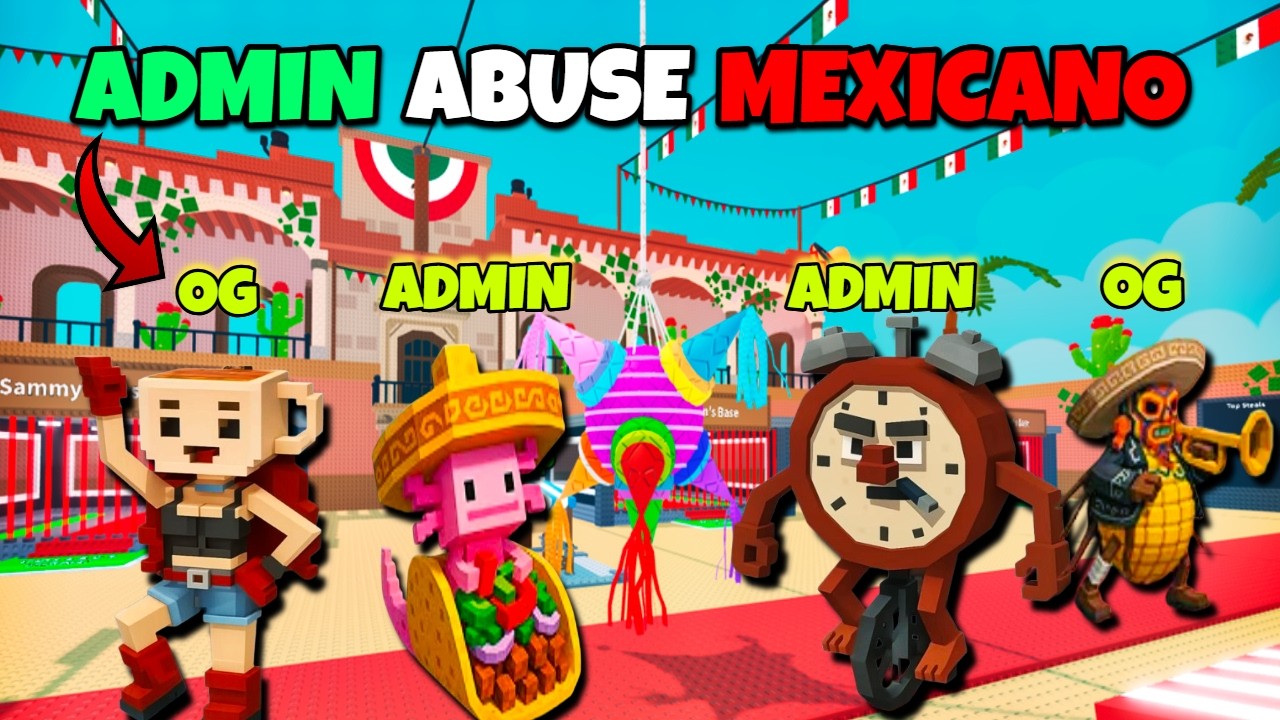 LAS 11 SORPRESAS DEL MEGA ADMIN ABUSE MEXICANO - YouTube