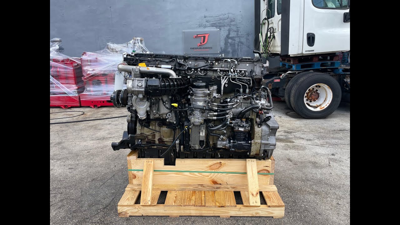 2014 Detroit DD15 Diesel Engine EPA13 GHG14 test run @JJRebuilders ...