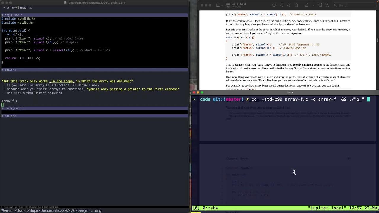 Estudiando: Beej’s Guide to C ProgrammingBrian “Beej Jorgensen” . - YouTube