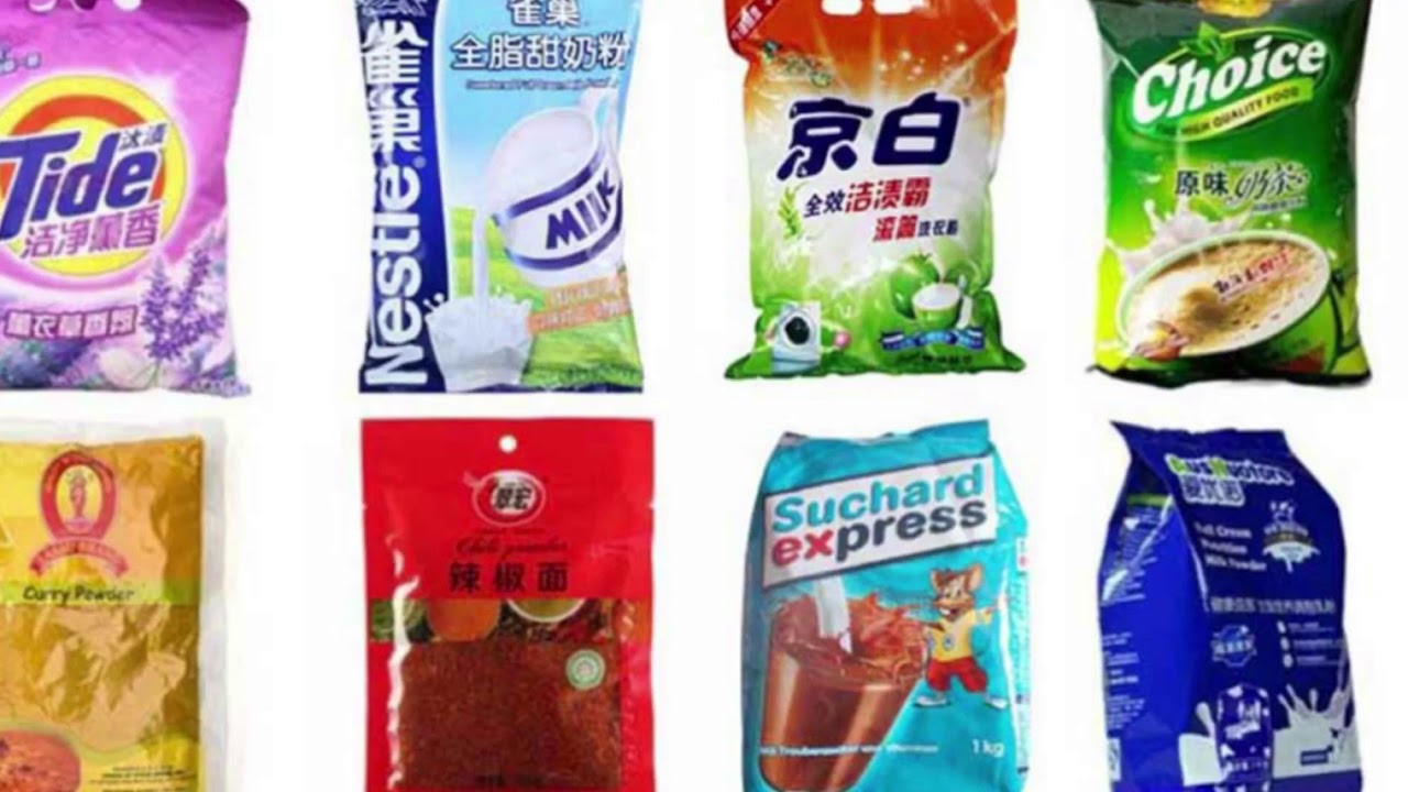 Milk pouch form filling sealing machine & organic soya drinks powder ...