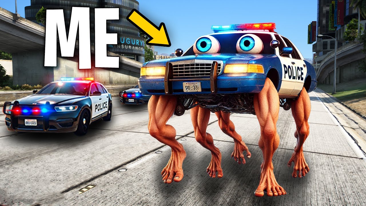Using Cursed Cop Cars as a Fake Cop in GTA 5 RP - YouTube