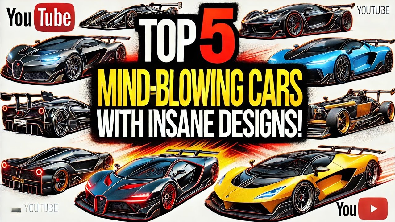 🔹 Top 5 Mind-Blowing Cars with Insane Designs! - YouTube