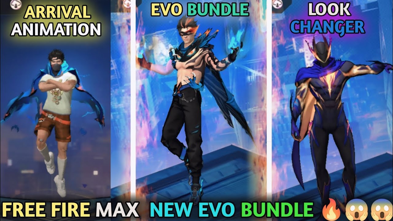 FREE FIRE NEW EVO BUNDLE | MIDNIGHT ACE | FREE FIRE MAX - YouTube
