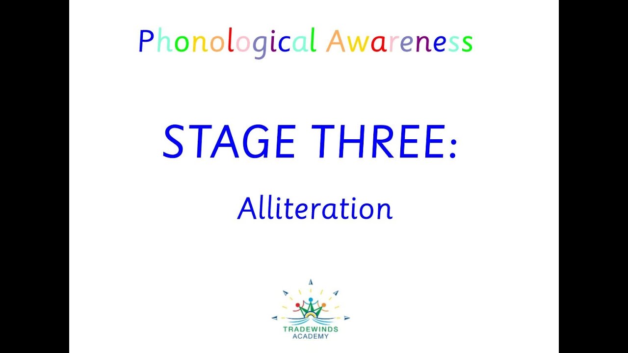 Phonological Awareness - STAGE THREE Alliteration: JUMP AND JIGGLE ...