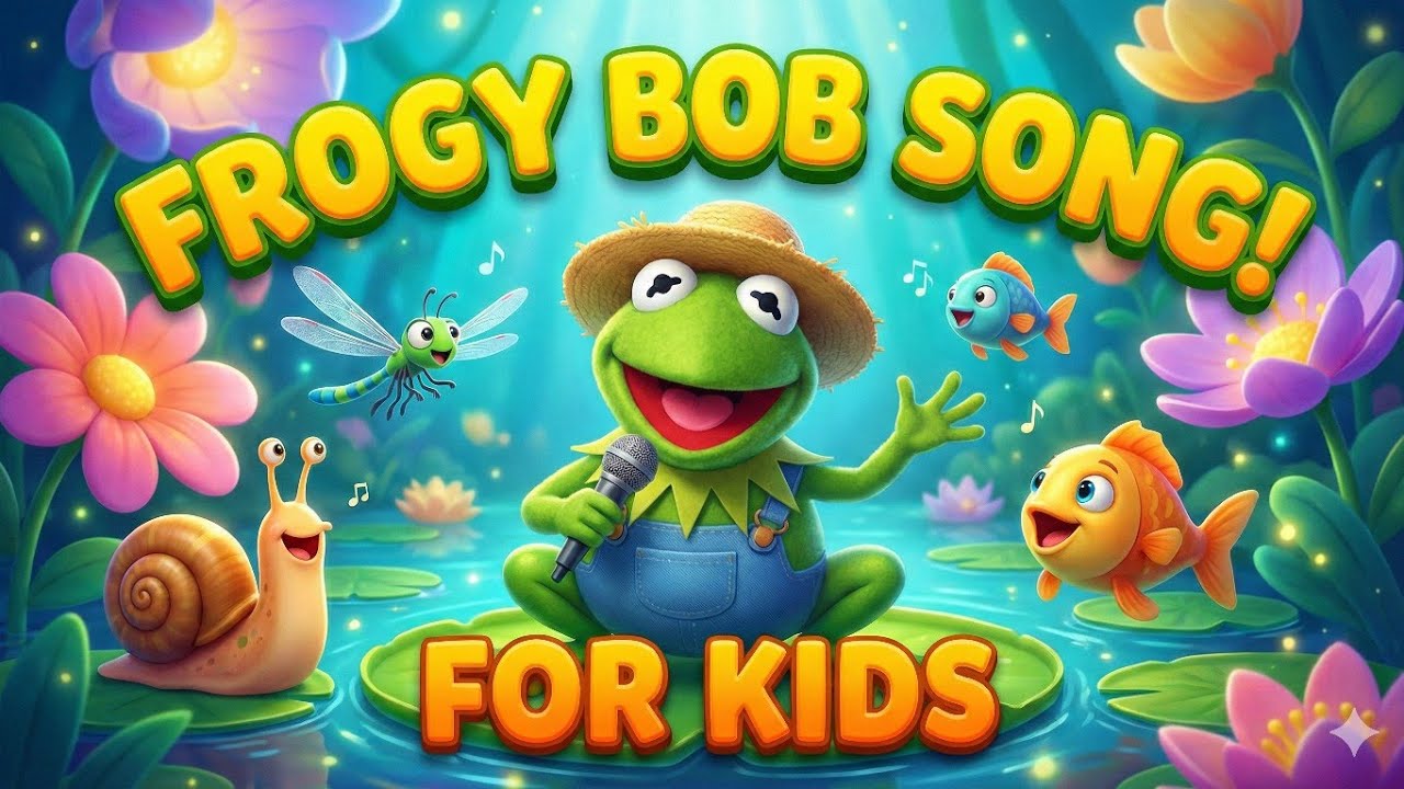 🐸 Forgy Bob Song for Kids! 🎵 Sing & Dance | Fun Frog Cartoon Song ...