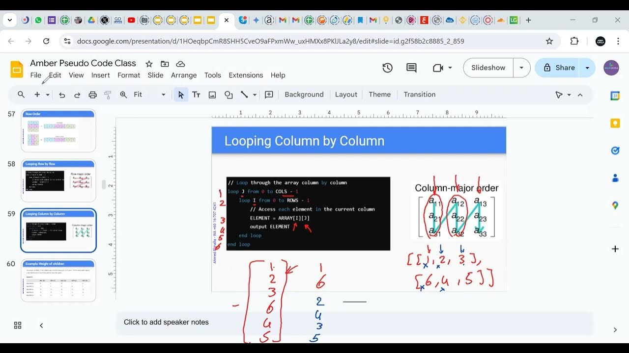 2D Arrays and Nested Loops in IB Computer Science | Class 4 | Part 3 - YouTube