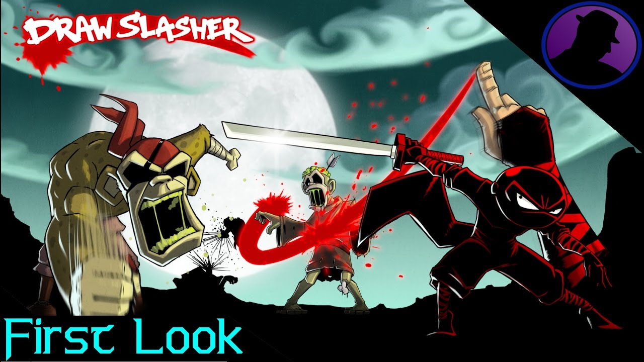 First Look - Draw Slasher - Slash Skillz Too Weak! - YouTube