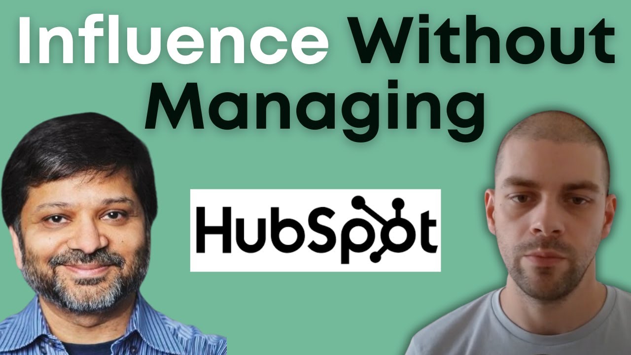 Influence Without Managing | Dharmesh Shah CTO of HubSpot - YouTube