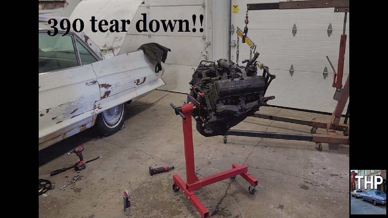 The 1961 Cadillac "Lil Debby's" 390 engine gets a tear down! - YouTube