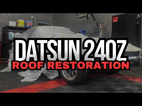 Restoring My 240Z Roof | Rust Repair + Gloss White Paint - YouTube