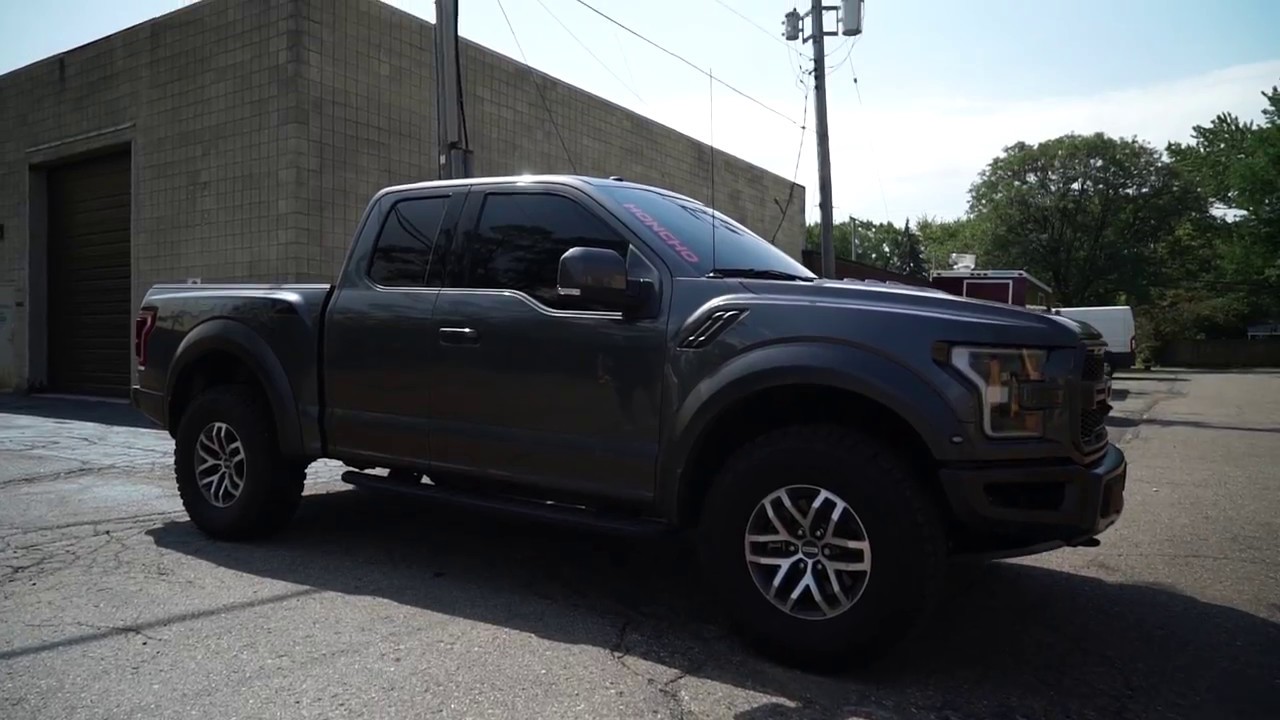 2018 Ford Raptor Window Tint - YouTube