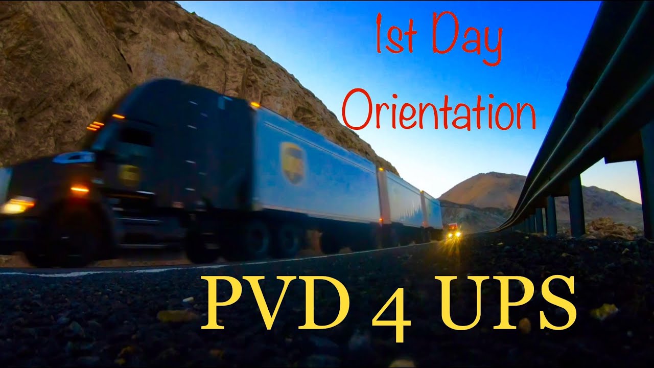 UPS Seasonal Support Driver PVD~1st Day Orientation - YouTube