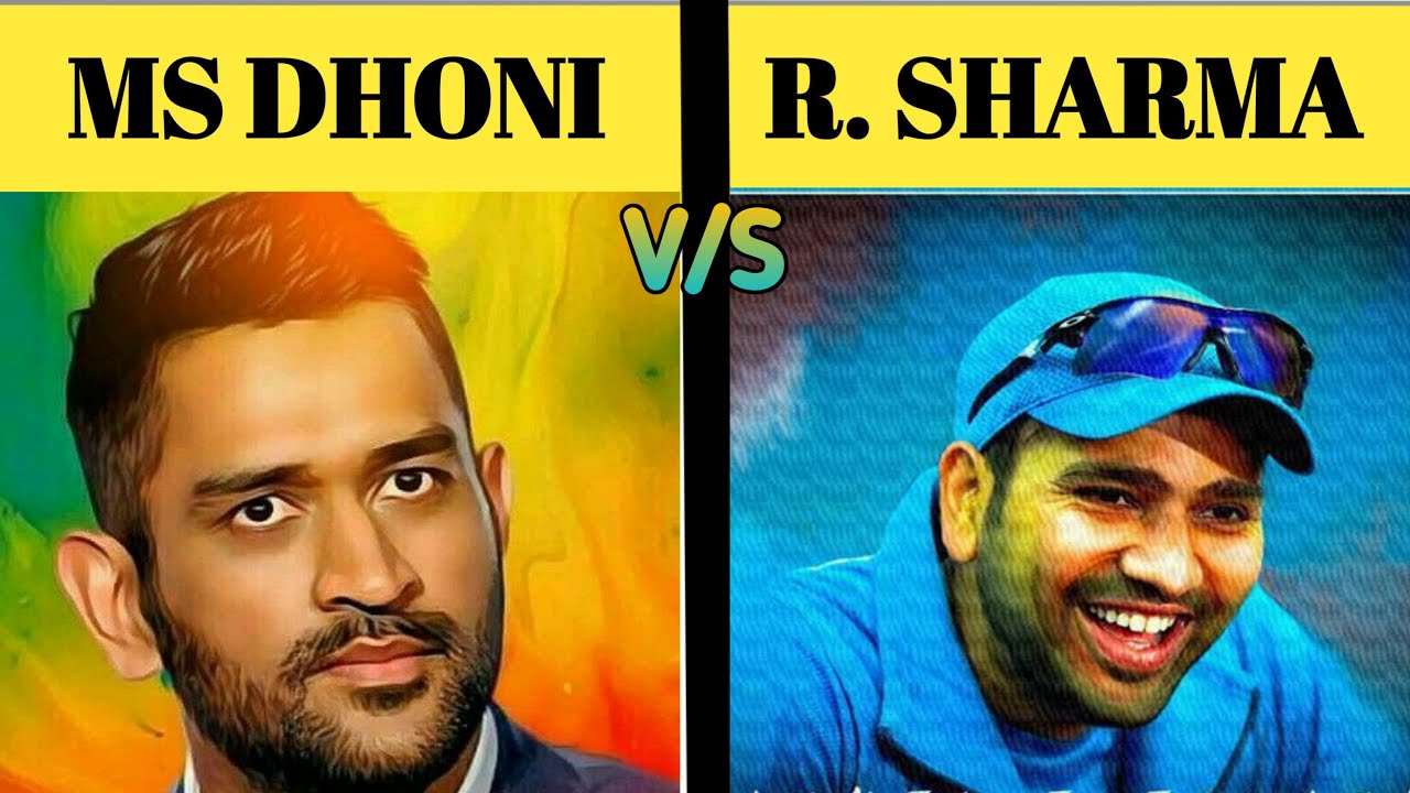 MS Dhoni VS Rohit Sharma | Comparison (TEST, ODI, T20, WEIGHT, ICC ...