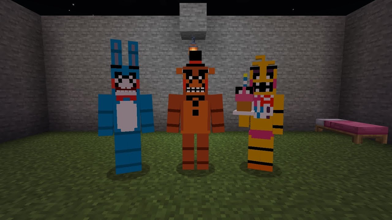 Minecraft Five Nights at Freddy's 2 Mod Showcase/Release - YouTube