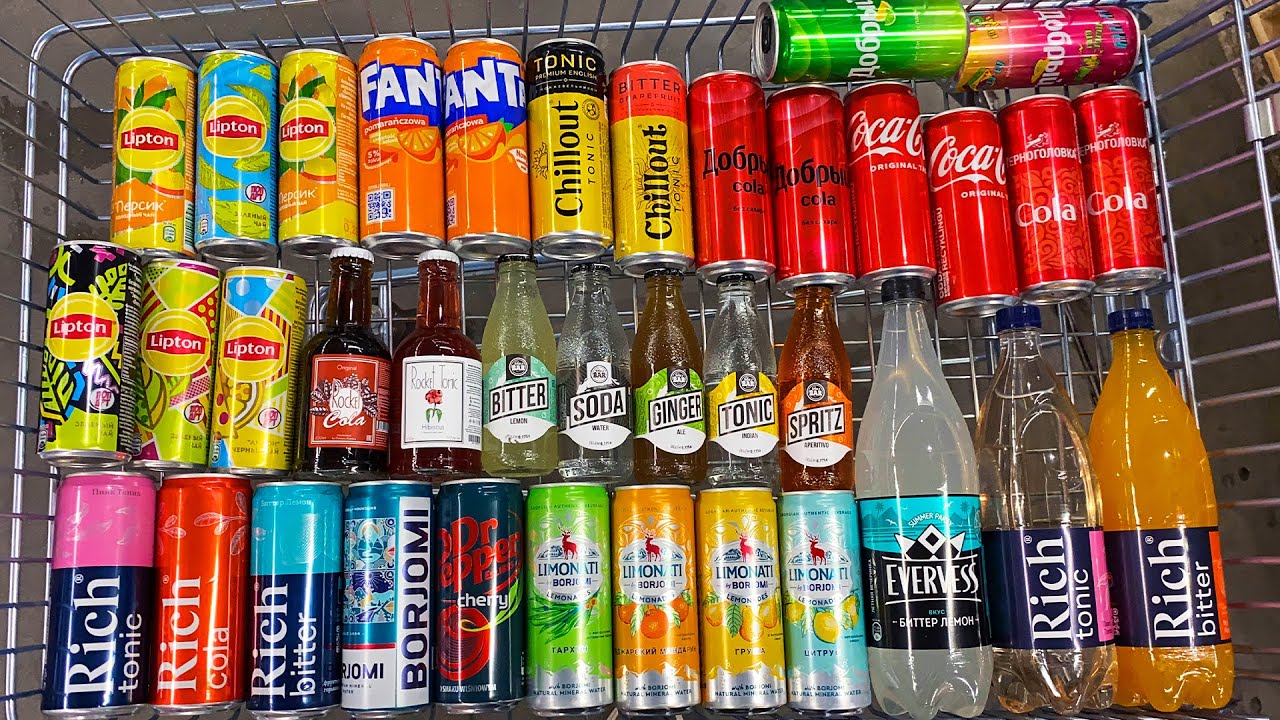 A Lot of Drinks 2025 #50 Coca-Cola, Fanta, Lipton, Rich Bitter, Borjomi ...