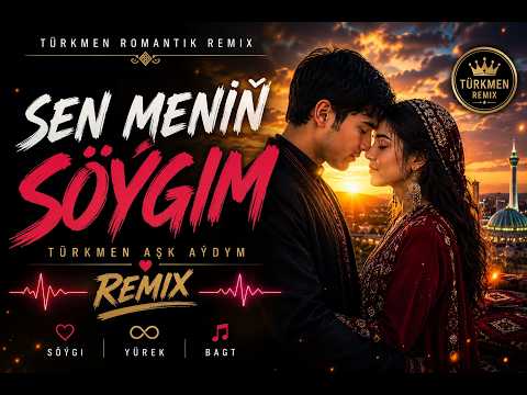 SEN MENIŇ SÖÝGIM ❤️ | Türkmen Romantik Remix | Türkmen AI Sungaty