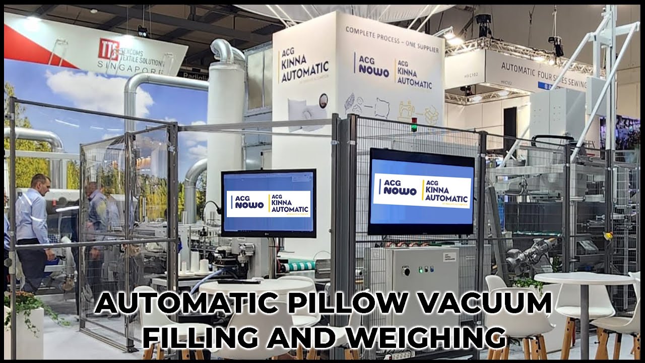 MSBC X ACG Kinna Automatic / ACG Nowo Automatic Pillow Vacuum Filling ...