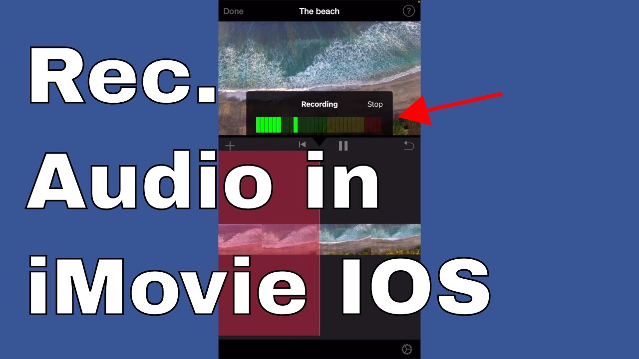 Record audio in iMovie iPhone | iPad - YouTube