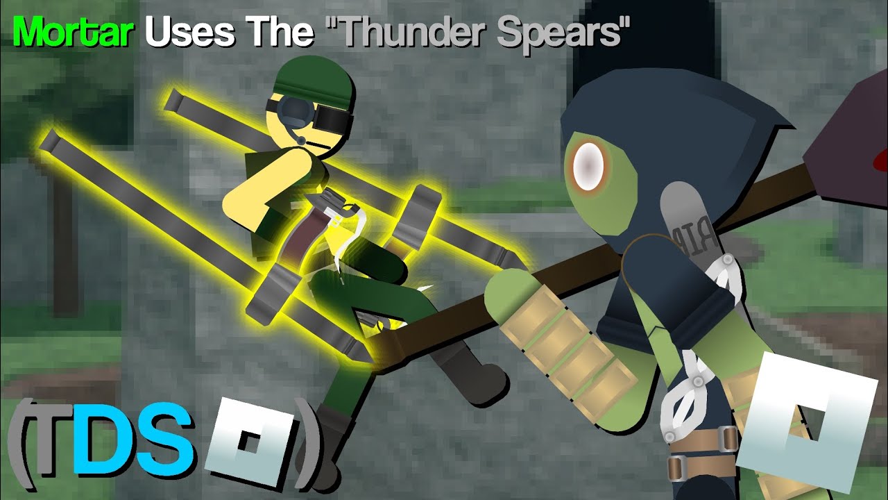 Mortar Uses The Thunder Spears - Tower Defense Simulator (TDS/AOT Meme ...