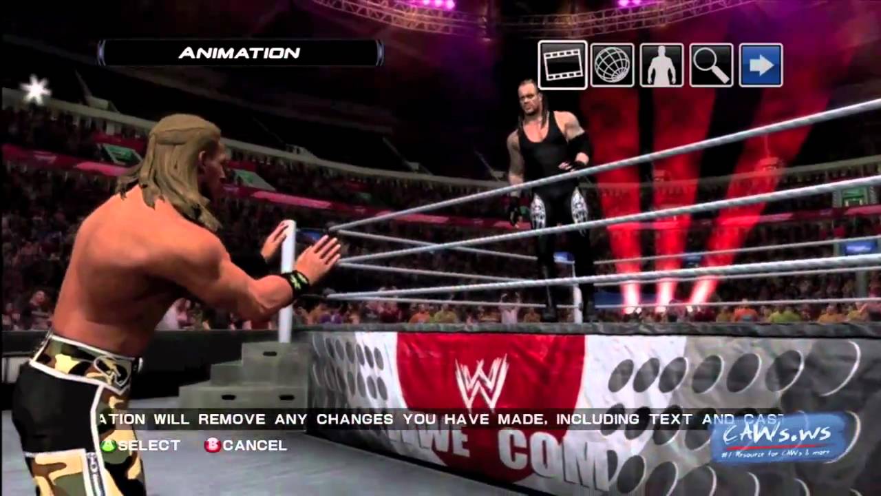 WWE Smackdown vs RAW 2011 Story Designer Animations - YouTube