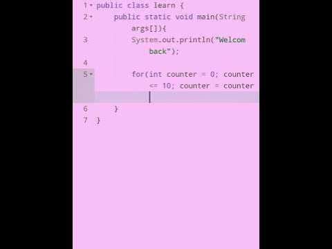 Java Ka Short Program For Loop | Short Program of Java For Loop #Java ...