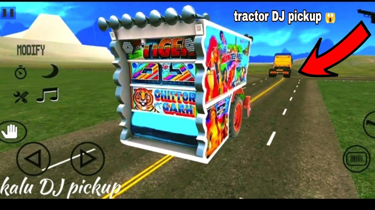 new tractor DJ pickup game 🎮डीजे ट्रैक्टर में कंपटीशन - Rdx Dj || Dj ...