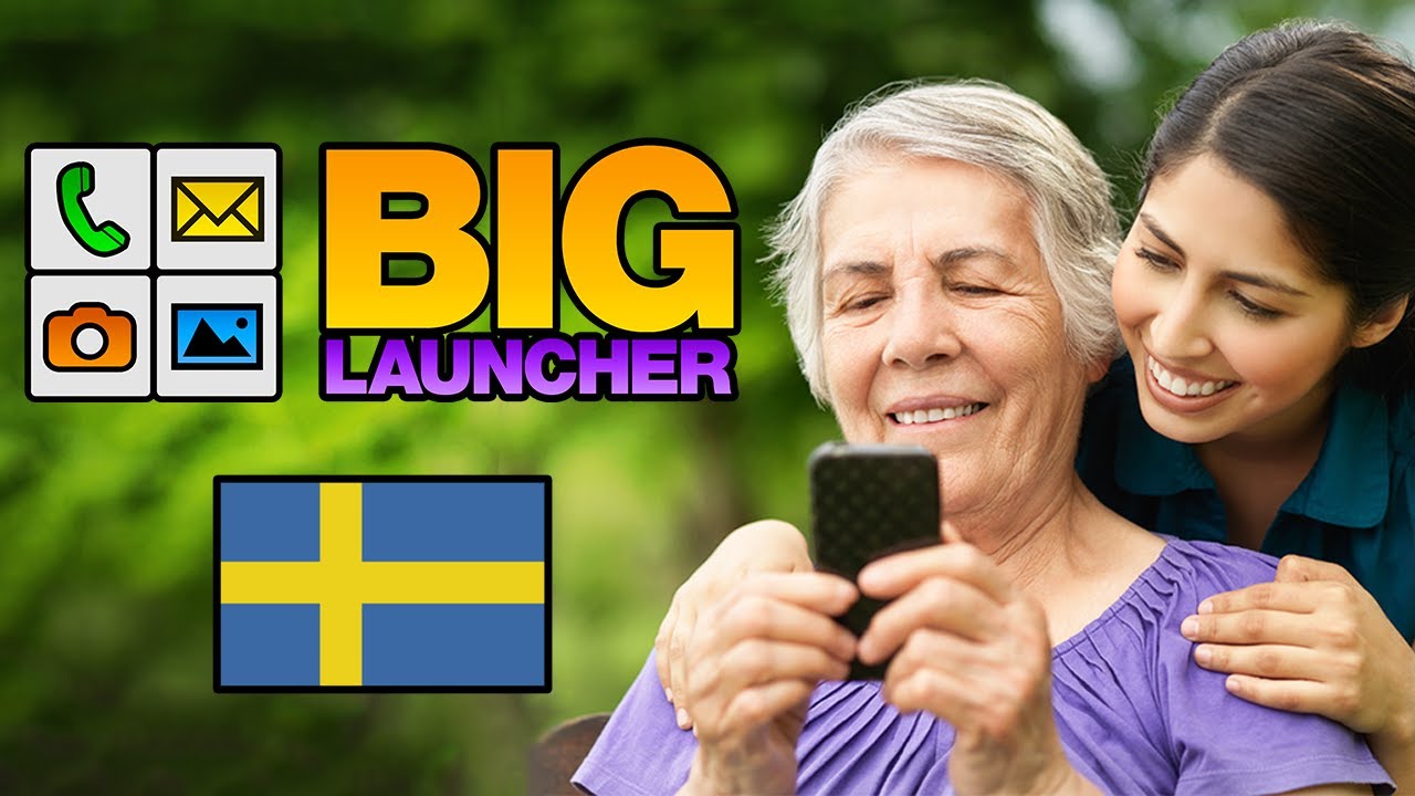 BIG Launcher - Enkel hemskärm för seniorer och människor med synproblem ...