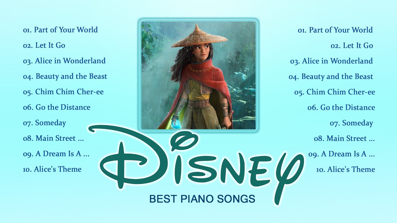 1 HOUR 】Disney Deep Sleep Piano Collection 🏰 Best of Disney BGM ...