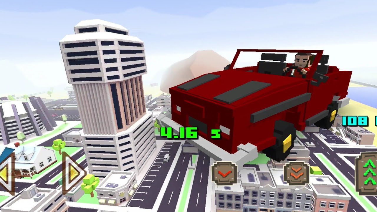 How to get above the village with cabrio machine - Blocky Farm and ...